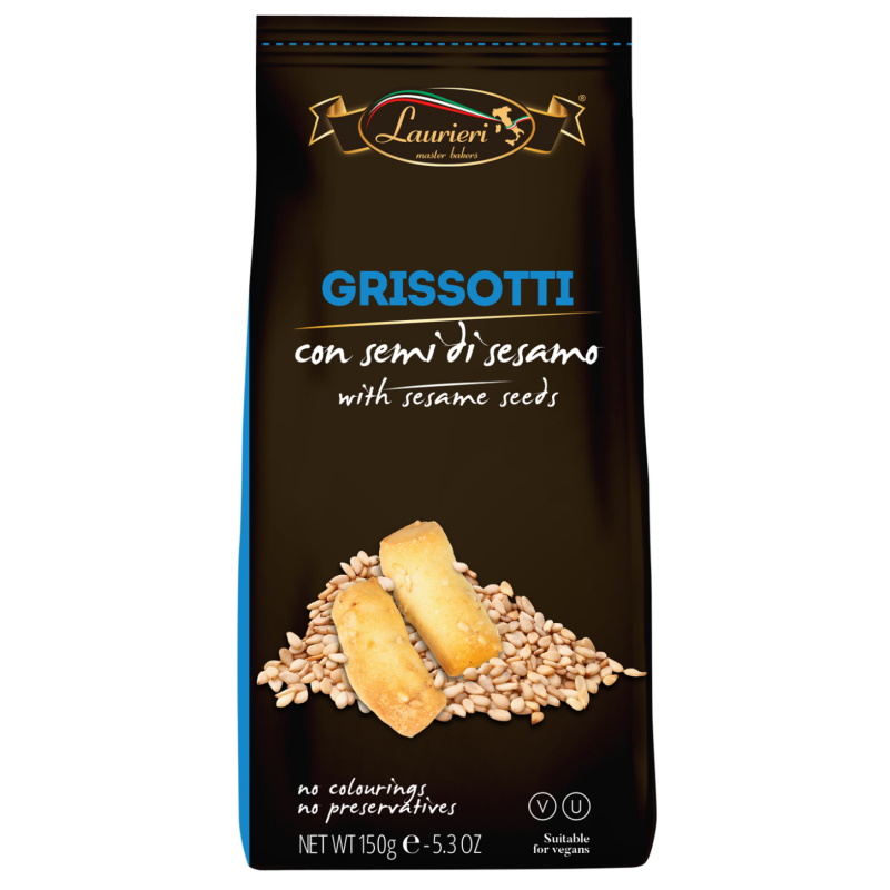 Laurieri - Grissotti mit Sesam 150 g | La Dragée